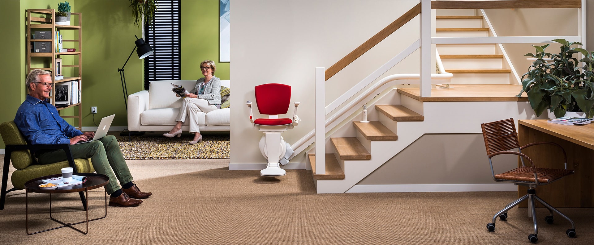 Traplift huren: All-in service - Otolift Trapliften